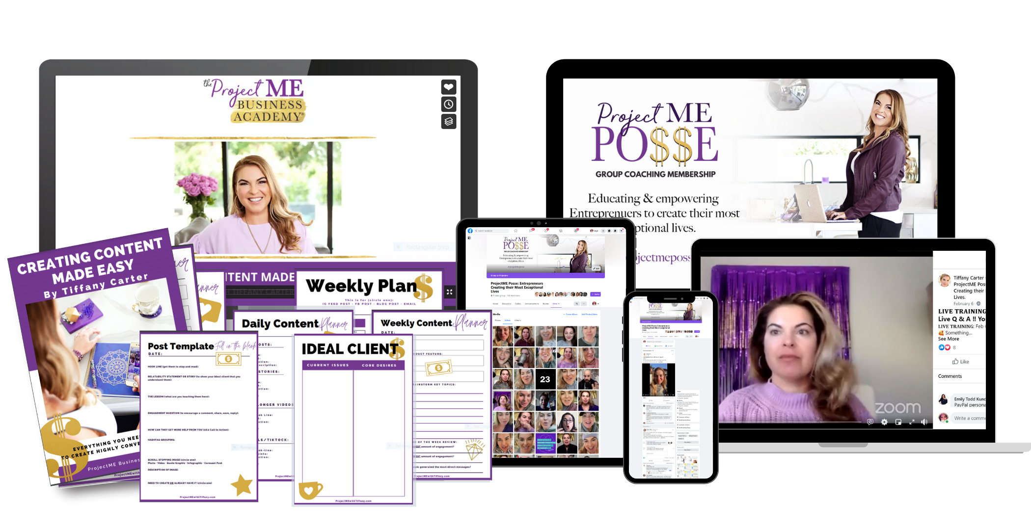 Order Form for ProjectMe Posse Group Coaching Membership